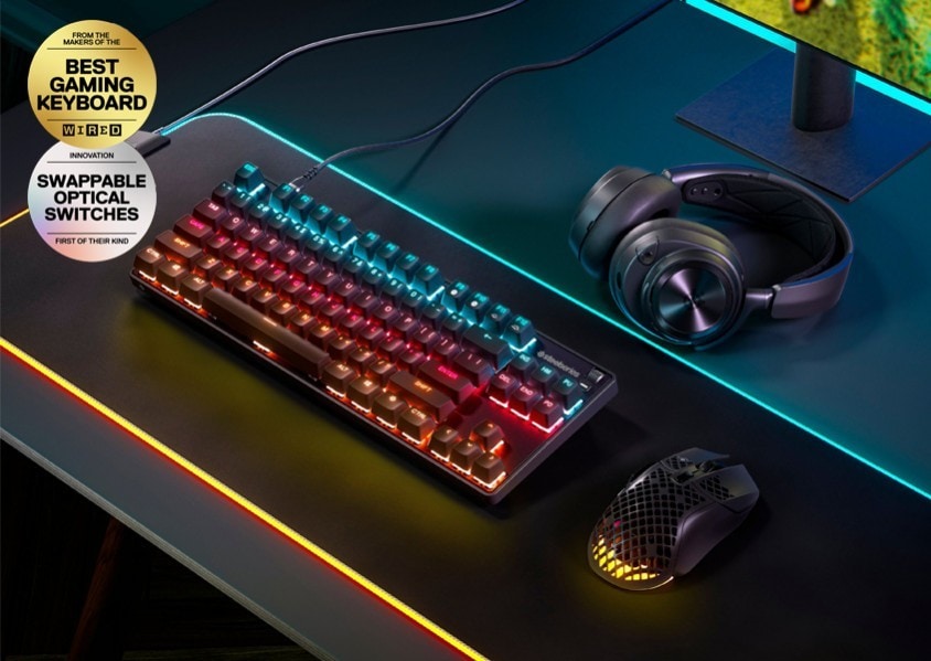 SteelSeries Apex 9 TKL OptiPoint Optical Switch İngilizce (UK) RGB ...