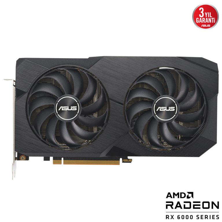 ASUS Dual Radeon RX 6650 XT V2 OC Edition 8GB GDDR6 128 Bit Ekran Kartı ...