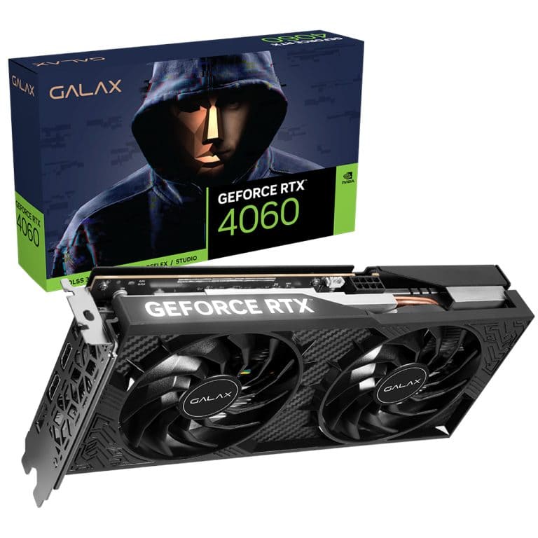 GALAX GeForce RTX 4060 1-Click OC 2X 8GB GDDR6 128 Bit DLSS 3 Ekran ...