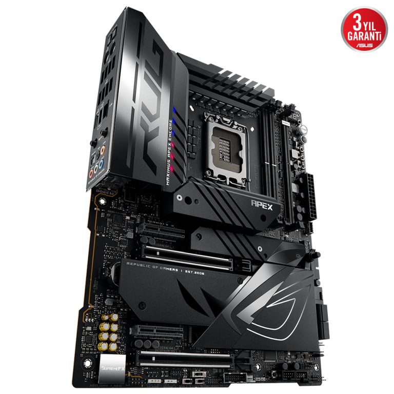 ASUS ROG MAXIMUS Z790 APEX ENCORE 8400MHz (OC) DDR5 Soket 1700 M.2 ATX ...
