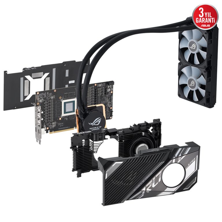 ASUS ROG Strix LC GeForce RTX 4090 24GB GDDR6X 384 Bit DLSS 3 Ekran ...