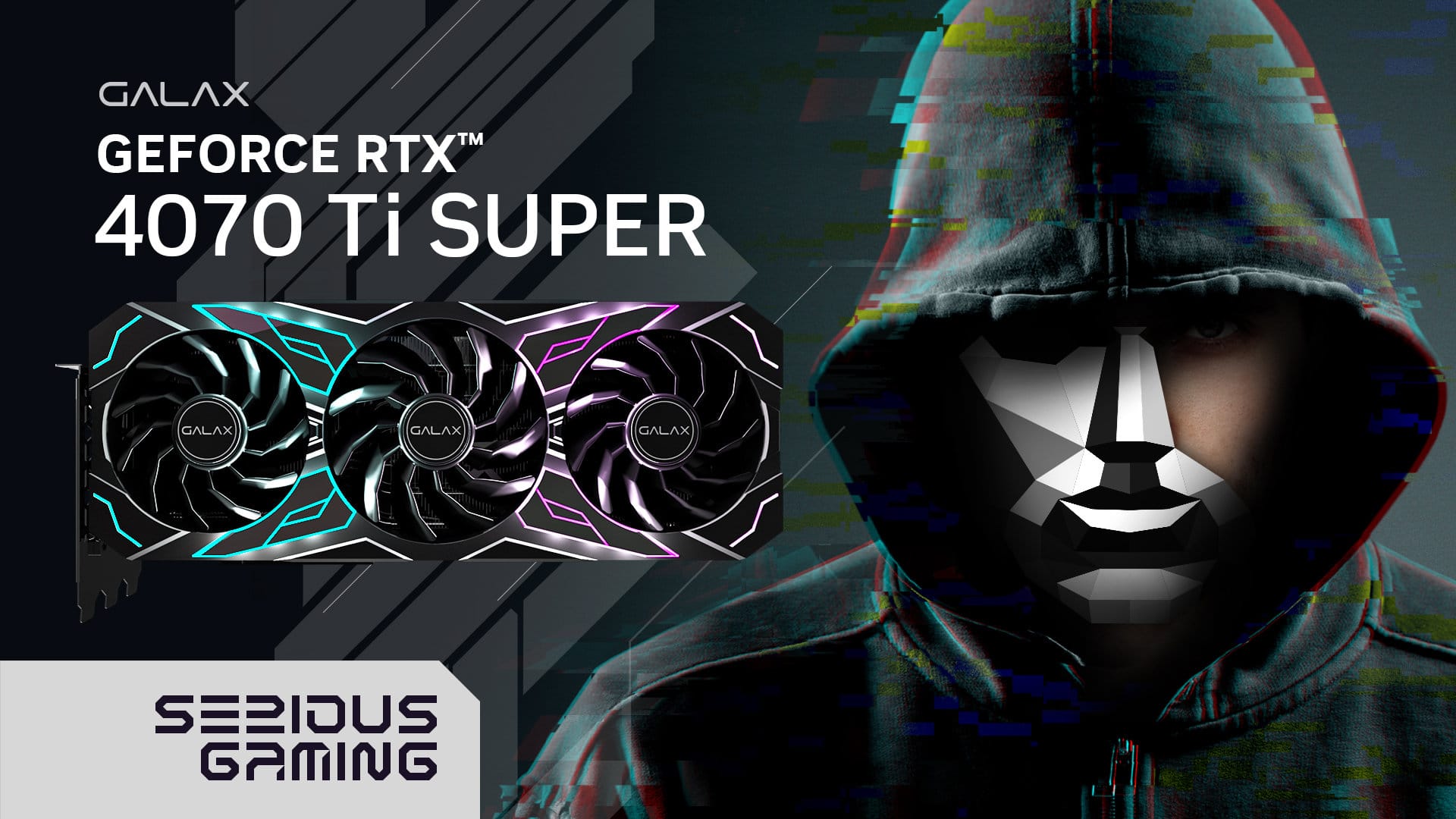 GALAX GeForce RTX 4070 Ti SUPER SG 1-Click OC 16GB GDDR6X 256 Bit DLSS ...