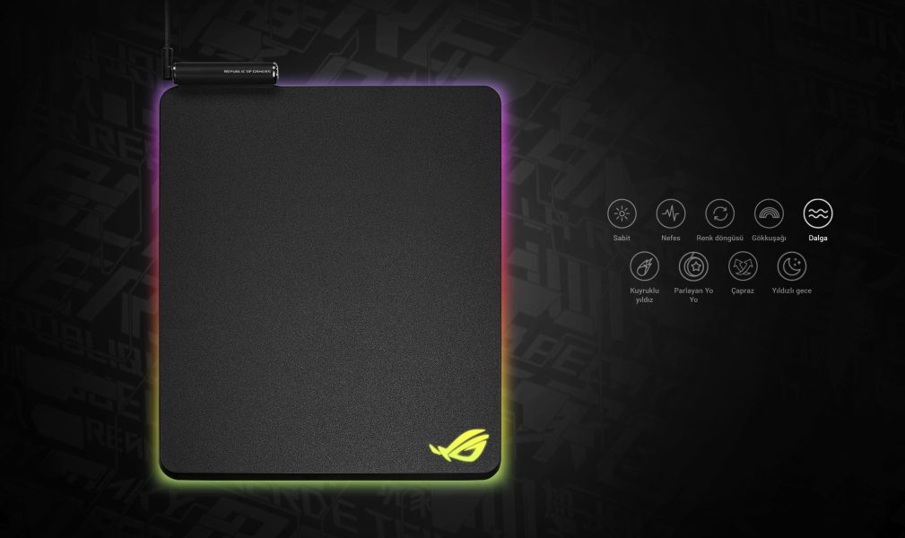 ASUS ROG Balteus RGB Sert Yüzey Gaming Mouse Pad - Gaming.Gen.TR