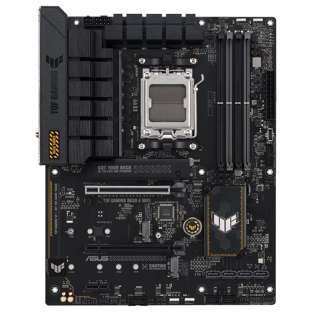 ASUS TUF Gaming B650-E WIFI 8000MHz (OC) DDR5 Soket AM5 M.2 HDMI DP ATX ...