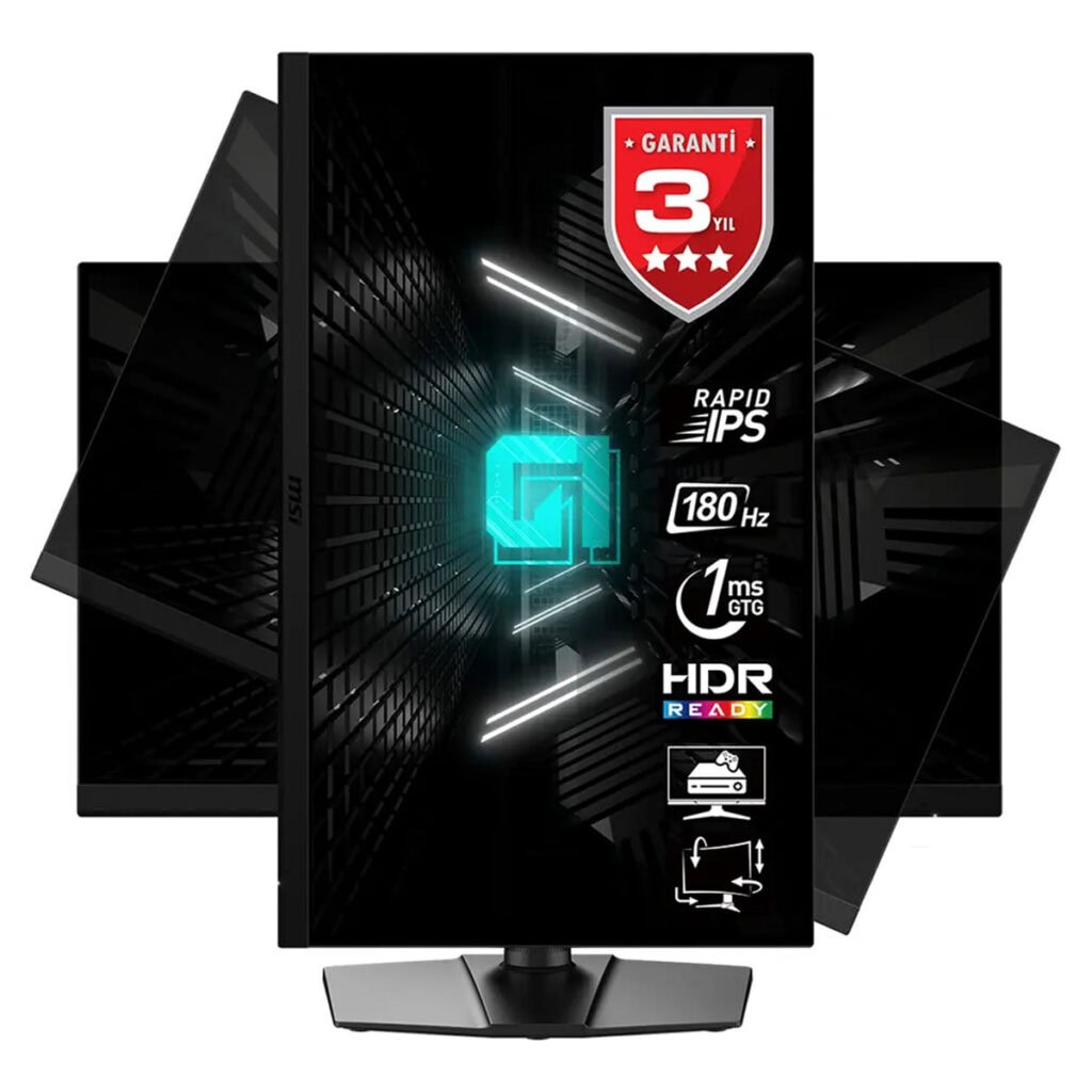 MSI G272QPF E2 27 inç 180Hz 1ms 2K WQHD Adaptive Sync Rapid IPS Pivot ...