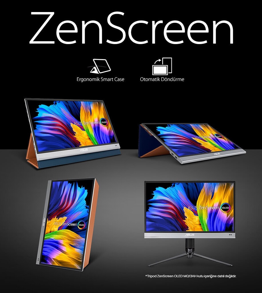 ASUS ZenScreen OLED MQ16AH 15.6 inç 60Hz 1ms Full HD OLED Taşınabilir ...