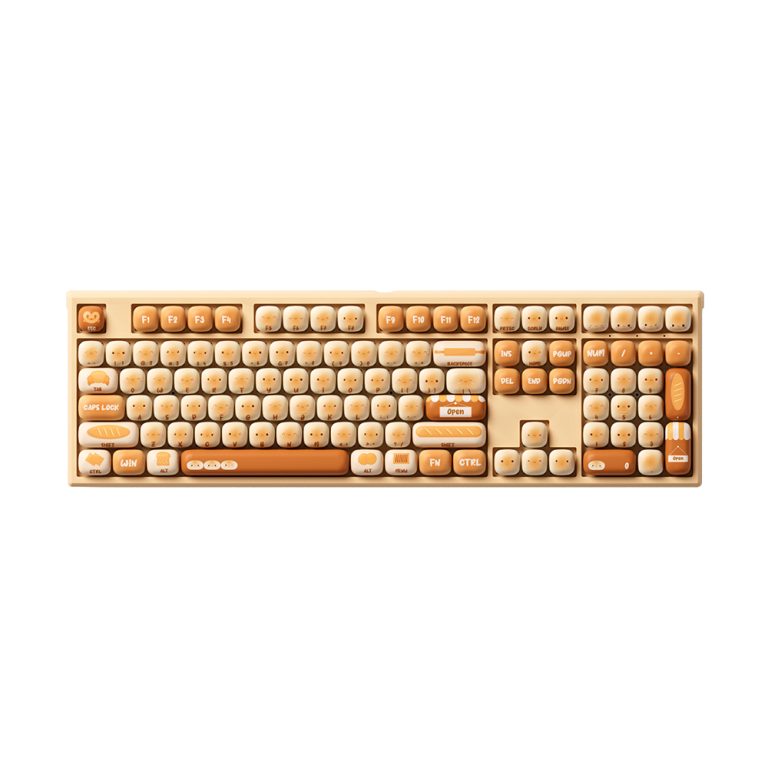 AKKO MONSGEEK MG108B Bun Wonderland RGB Kablosuz Hotswap Mekanik Gaming ...