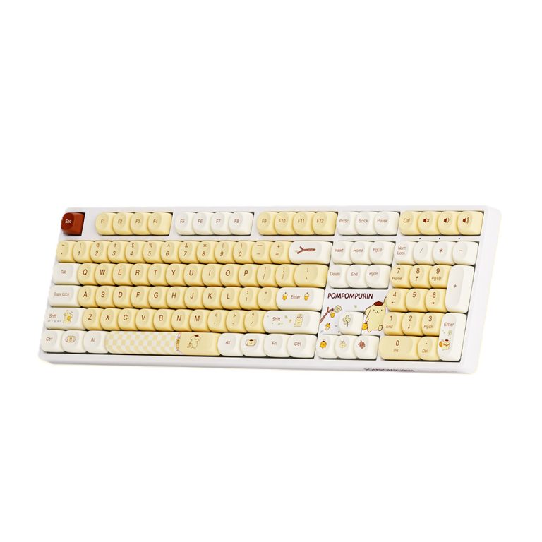 AKKO Pompompurin 5108B Plus RGB Kablosuz Hotswap Mekanik Sarı Gaming ...