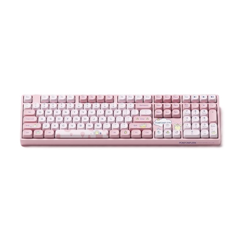 AKKO Pompompurin 5108B Plus RGB Kablosuz Hotswap Mekanik Pembe Gaming ...