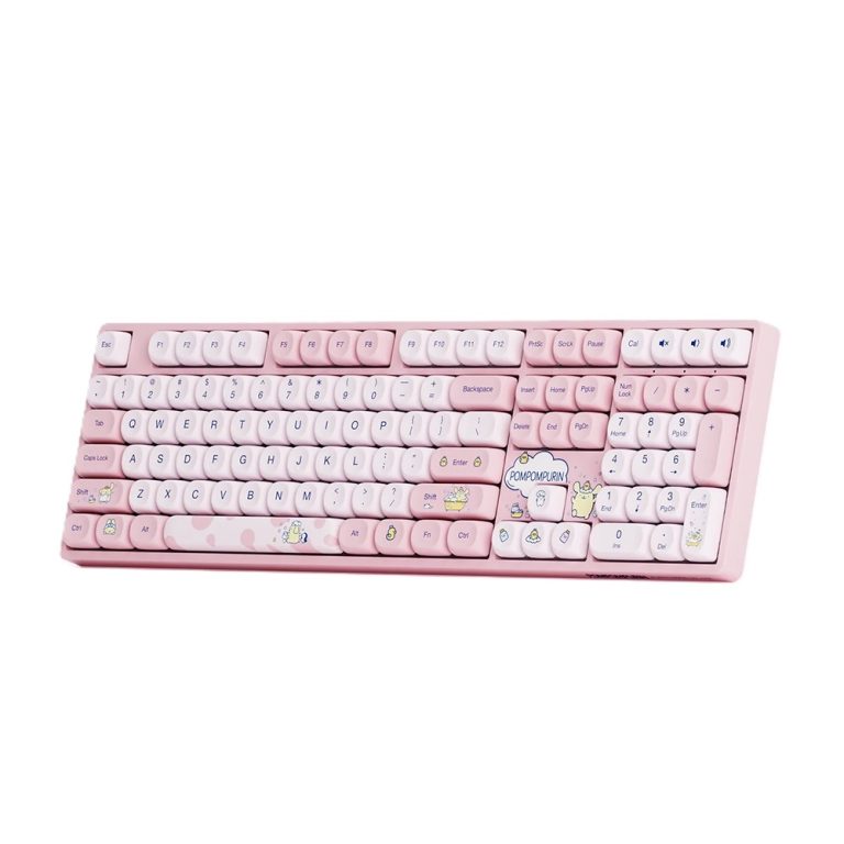 AKKO Pompompurin 5108B Plus RGB Kablosuz Hotswap Mekanik Pembe Gaming ...