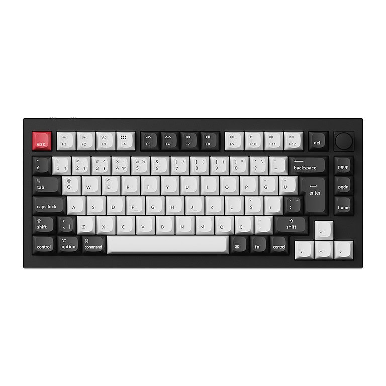 Keychron Q1 Hall Effect %75 RGB Manyetik Switch Kablosuz Hotswap Türkçe ...