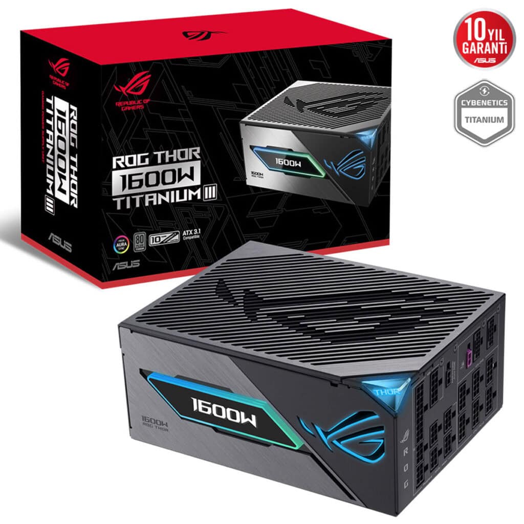 ASUS ROG THOR 1600W Titanium III Güç Kaynağı - Gaming.Gen.TR