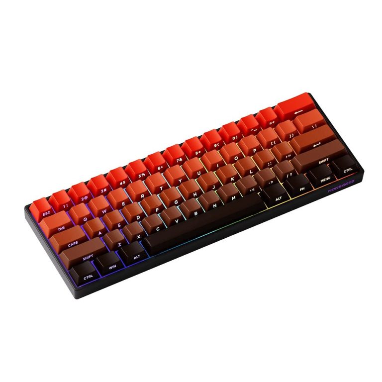 AKKO MONSGEEK FUN60 Max Shine-Through Blaze Gradient Hall Effect ...