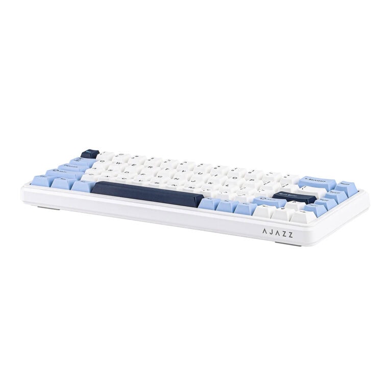 AJAZZ AK680 Max Blue White Front Printed Klavye - Gaming.Gen.TR
