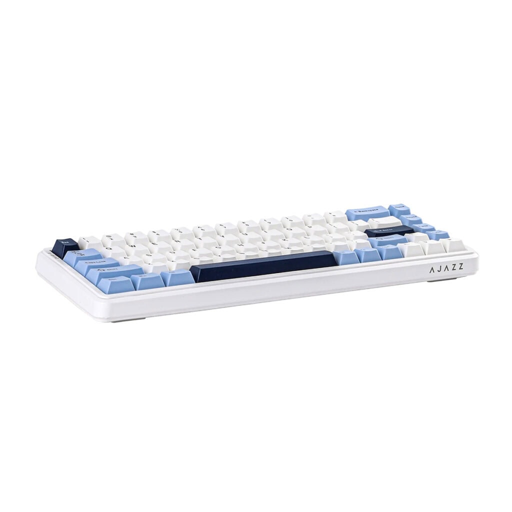 AJAZZ AK680 Max Blue White Front Printed Klavye - Gaming.Gen.TR