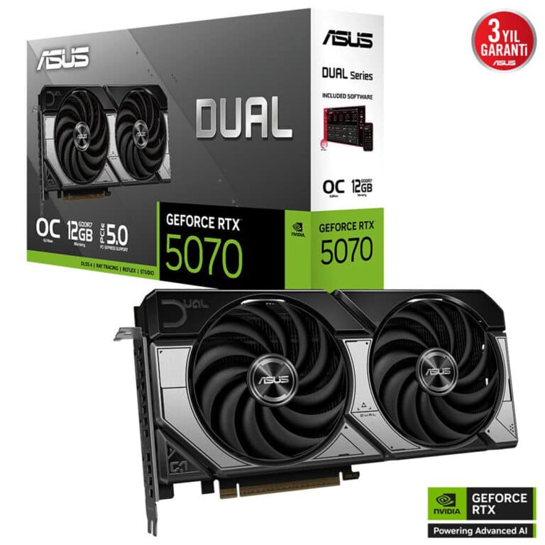 ELITE-7500X3D / AMD Ryzen 5 7500X3D TRAY / ASUS DUAL GeForce RTX 5070 ...