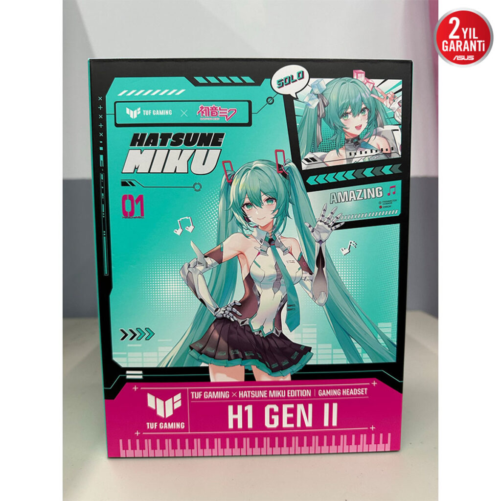 ASUS TUF Gaming H1 Gen II Hatsune Miku Kulaklık - Gaming.Gen.TR