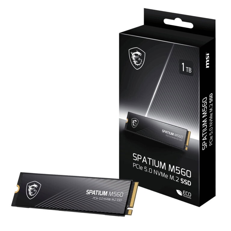 MSI SPATIUM M560 1TB NVMe PCIe Gen5 Yazma M.2 SSD - Gaming.Gen.TR