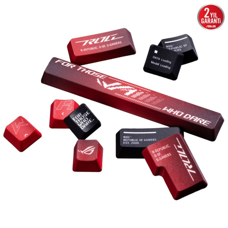 ASUS ROG Dye-Sub PBT Keycap Set - Gaming.Gen.TR