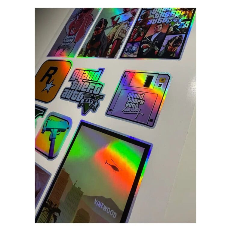 GTA V Hologram Sticker Seti - Gaming.Gen.TR