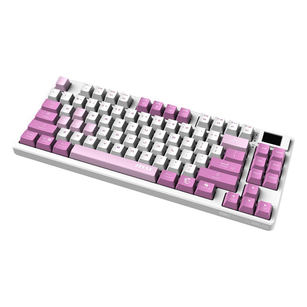 MSI FORGE GK600 TKL WIRELESS VIOLET Gaming Klavye - Gaming.Gen.TR