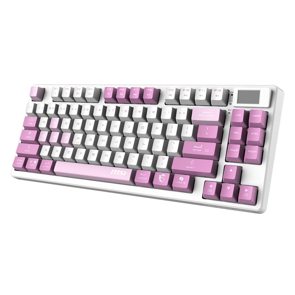 MSI FORGE GK600 TKL WIRELESS VIOLET Gaming Klavye - Gaming.Gen.TR