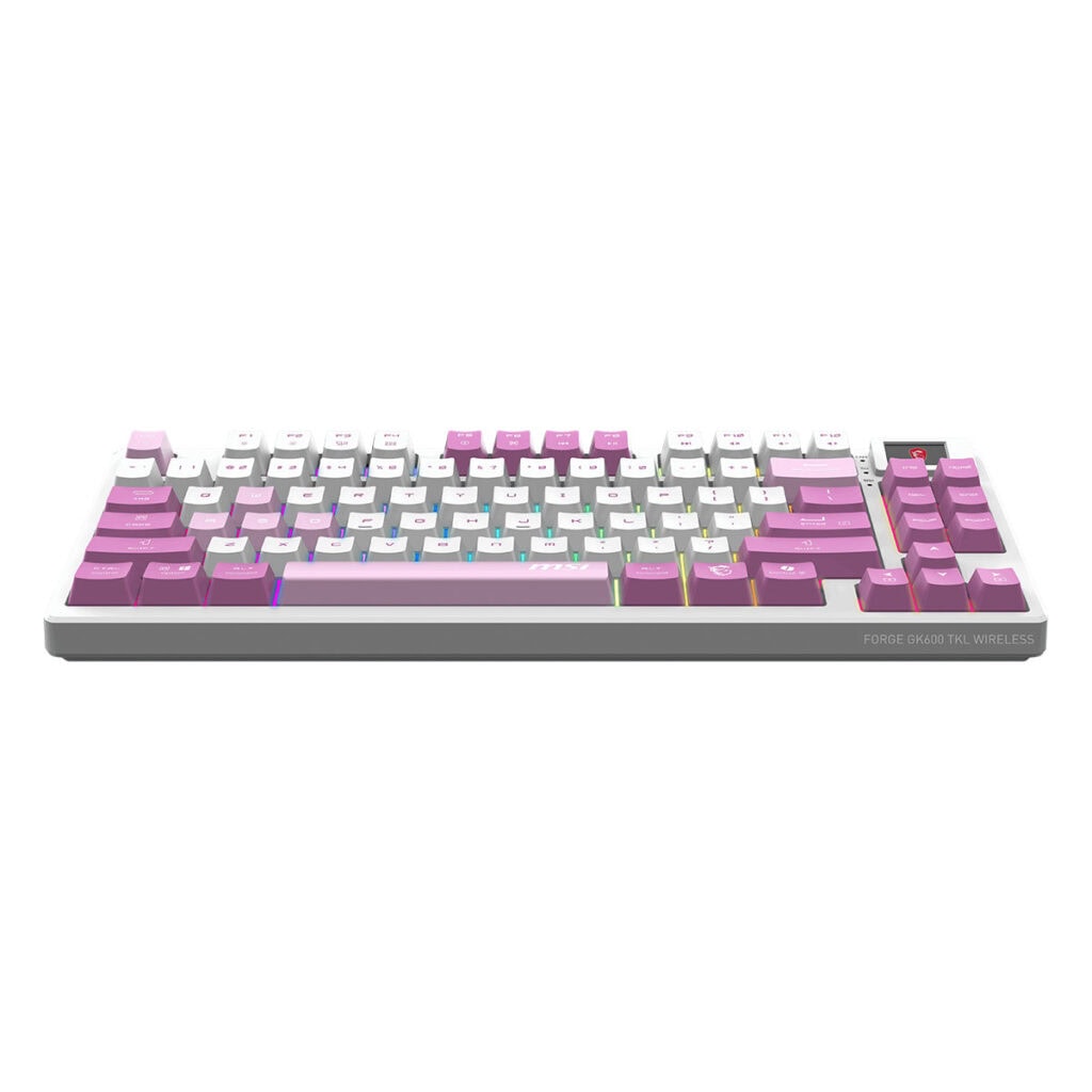 MSI FORGE GK600 TKL WIRELESS VIOLET Gaming Klavye - Gaming.Gen.TR