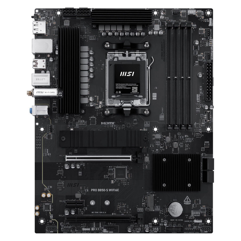MSI PRO B850-S WIFI6E 8200MHz (OC) DDR5 Anakart - Gaming.Gen.TR