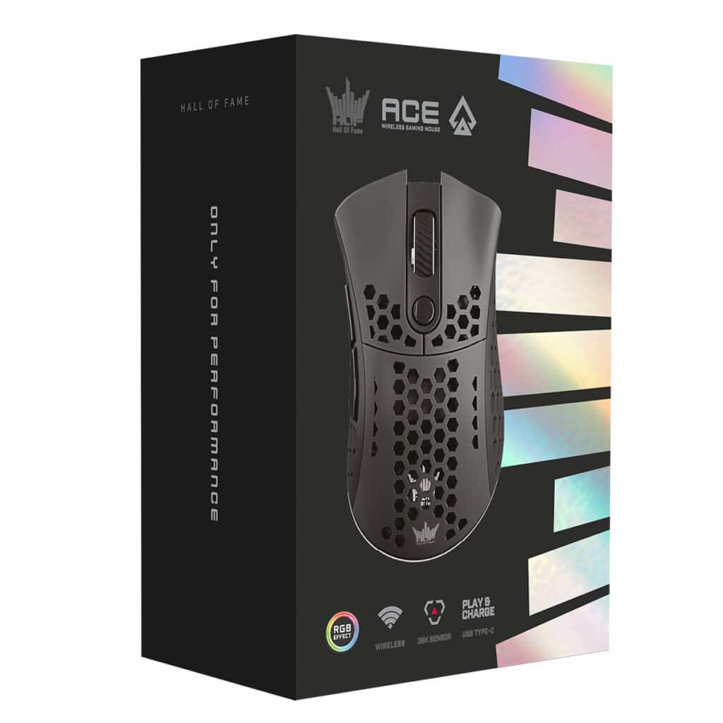 GALAX Hall Of Fame ACE M2 BLACK ARGB Gaming Mouse - Gaming.Gen.TR