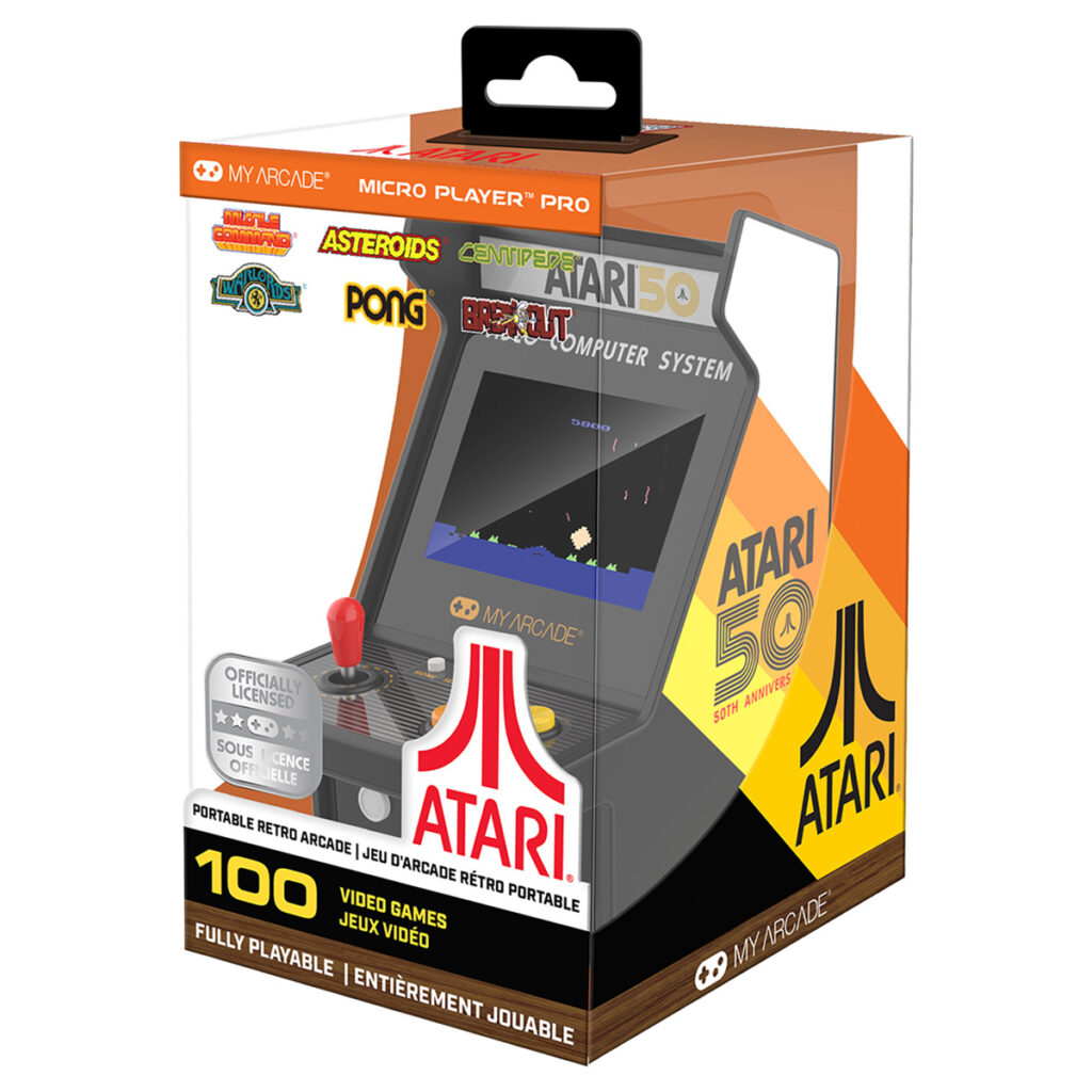 My Arcade 17cm Atari Retro Oyun Konsolu -100 Oyun - Gaming.Gen.TR