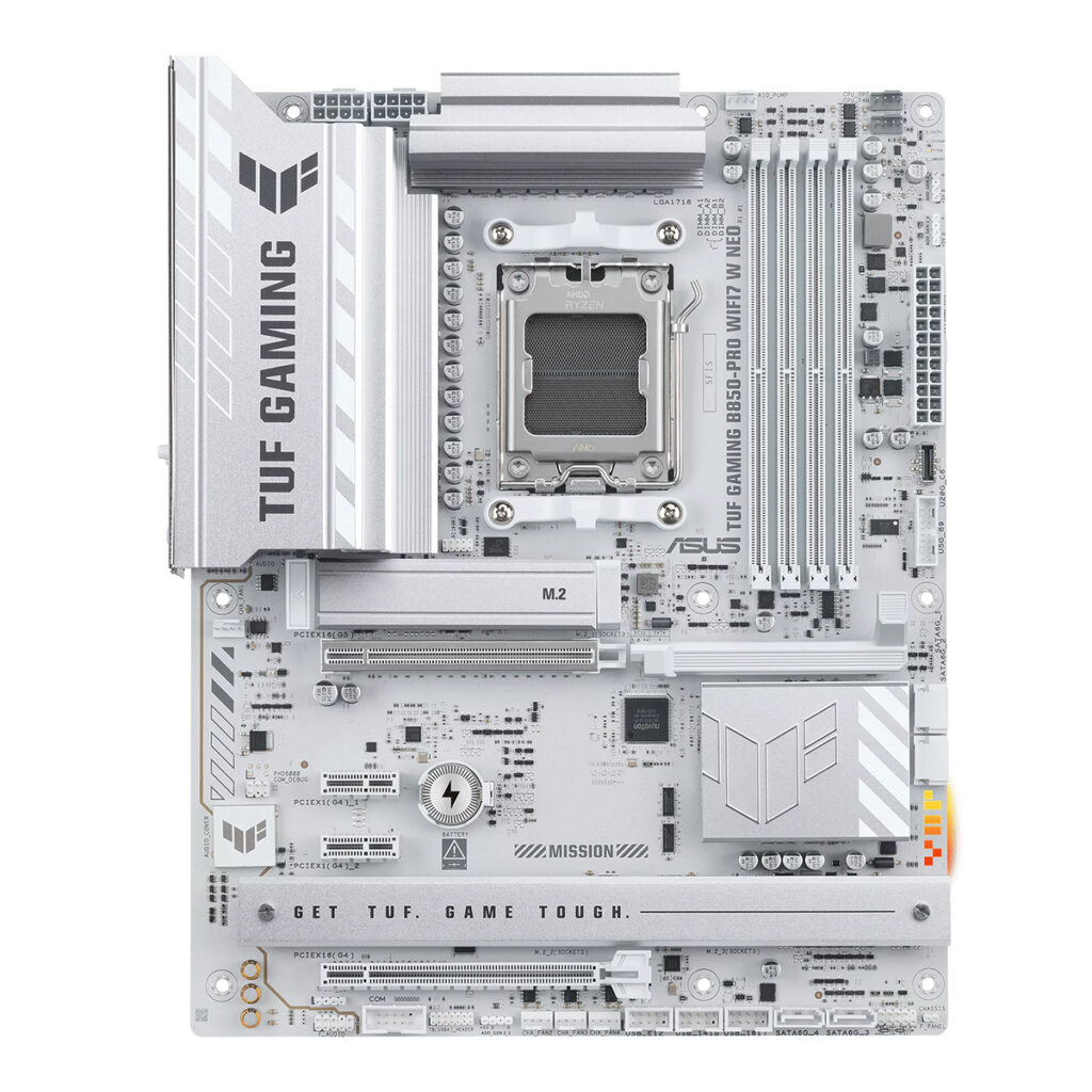 ASUS TUF GAMING B850-PRO WIFI7 W NEO 9000MHz (OC) DDR5 Soket AM5 M.2 ...